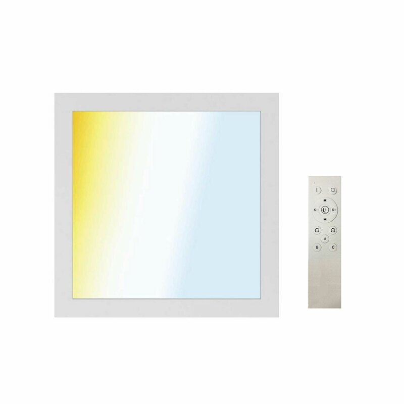 Müller-Licht LED Aufbaupanel Calida Switch Tone 60x60cm Weiß 36W 3800l